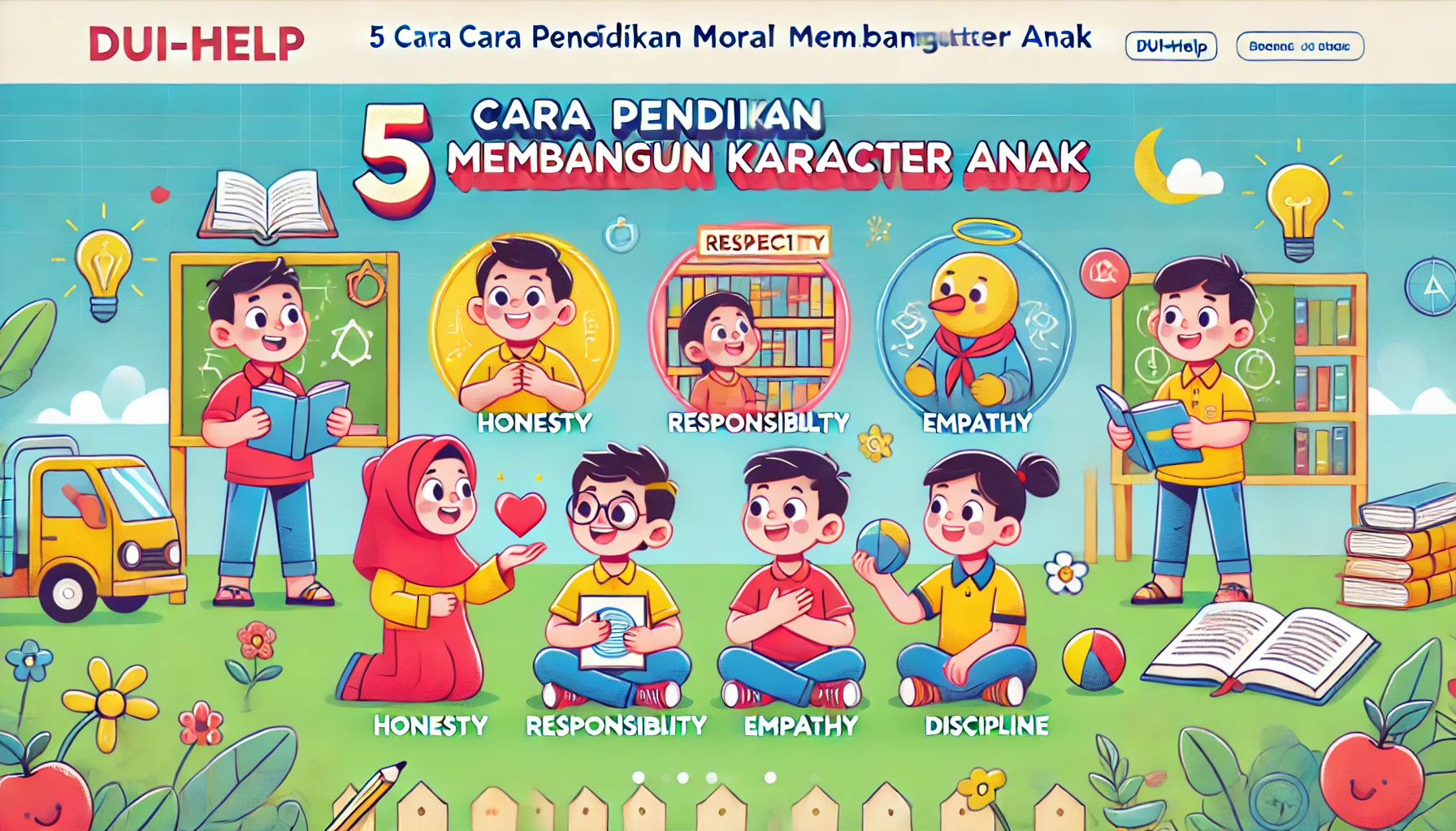 5 Cara Pendidikan Moral Membangun Karakter Anak – Dui-help