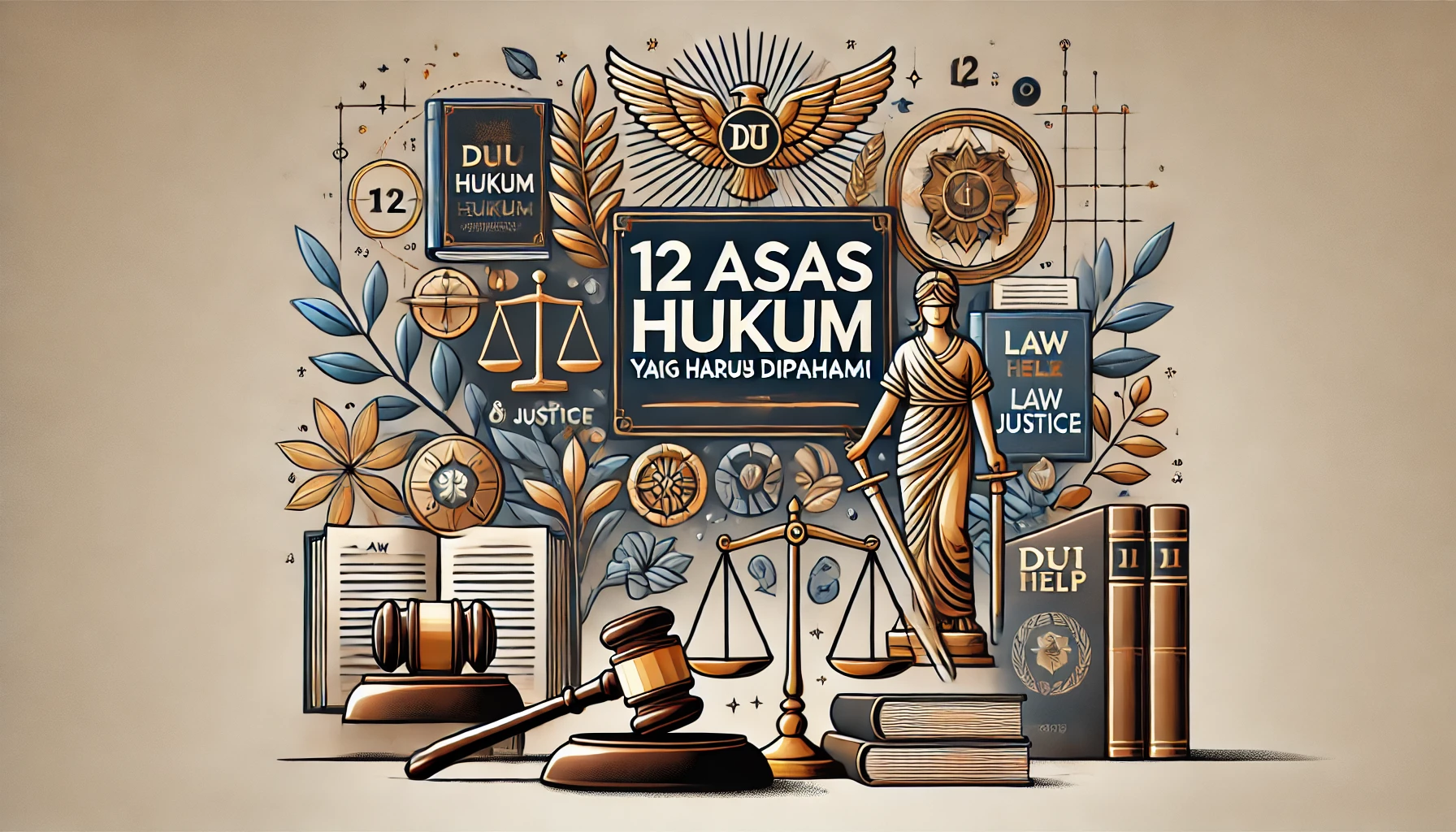 12 Asas Hukum Yang Harus Dipahami – Dui-help